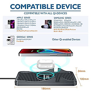 Wireless Charging Pad for Car 15W 10W 7.5W Qi Fast Wireless Car Charger Pad Car Phone Holder Wireless Charger Mount for iPhone 14 13 12 Pro Max 11 8 Plus X XR Xs Samsung S21 S20 S10 S9 Note 9 LG