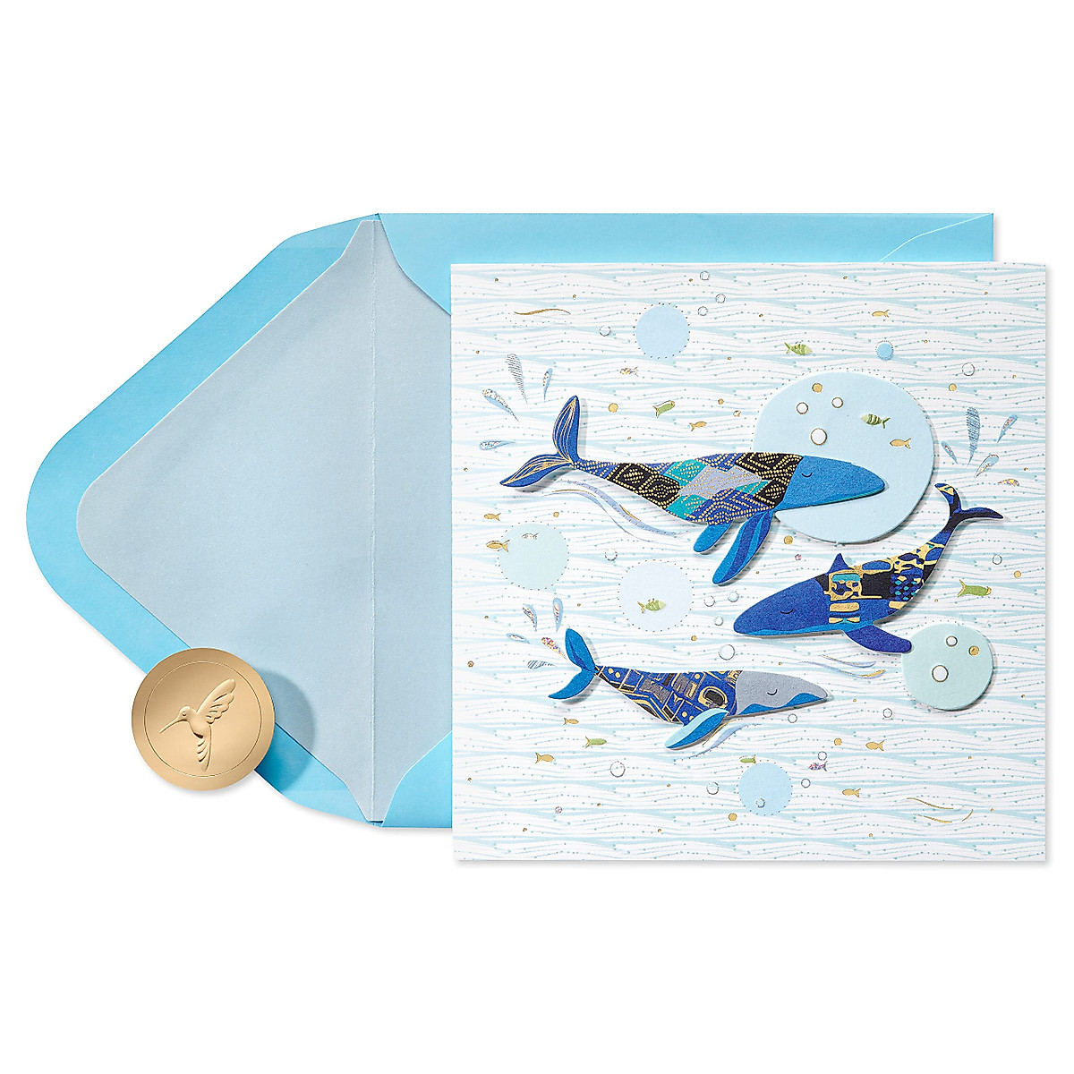 Papyrus Blank Card - Designed by House of Turnowsky (Whales)