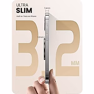 A-LuGei【Removable Wireless Charging】 MagSafe Ring, 【Foldable & Detachable】 Magnetic Cell Phone Ring Holder Finger Kickstand, 【14 Strong Magnets】 Phone Holder for Hand Mag Safe iPhone Ring Holder Grip