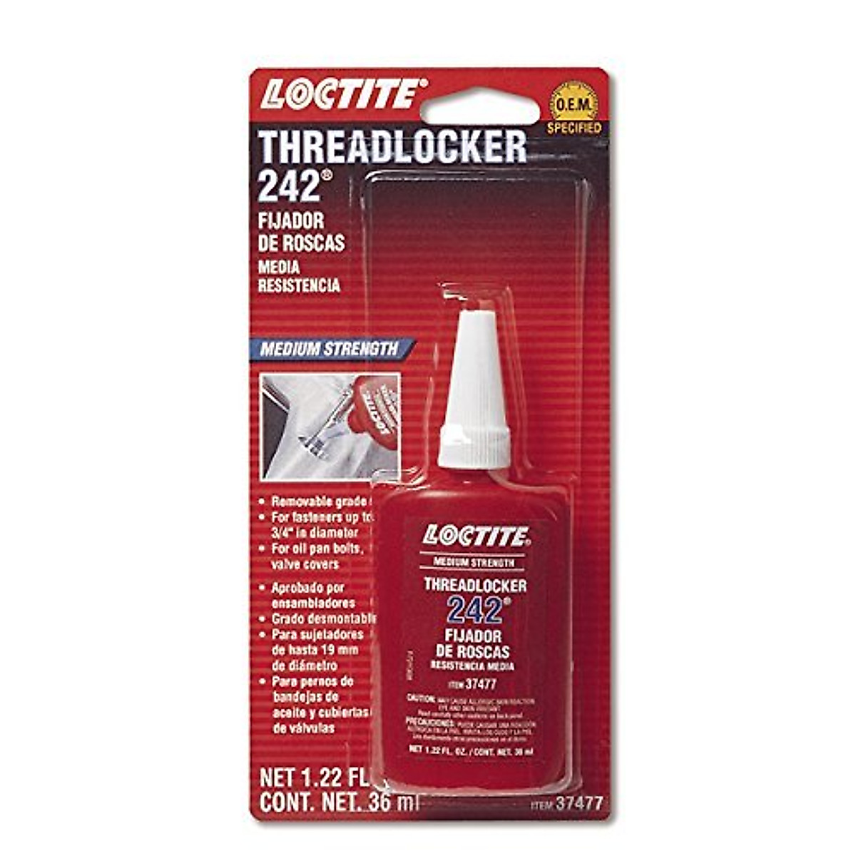 Loctite 37477 Blue Nut and Bolt Thread Locker by Loctite