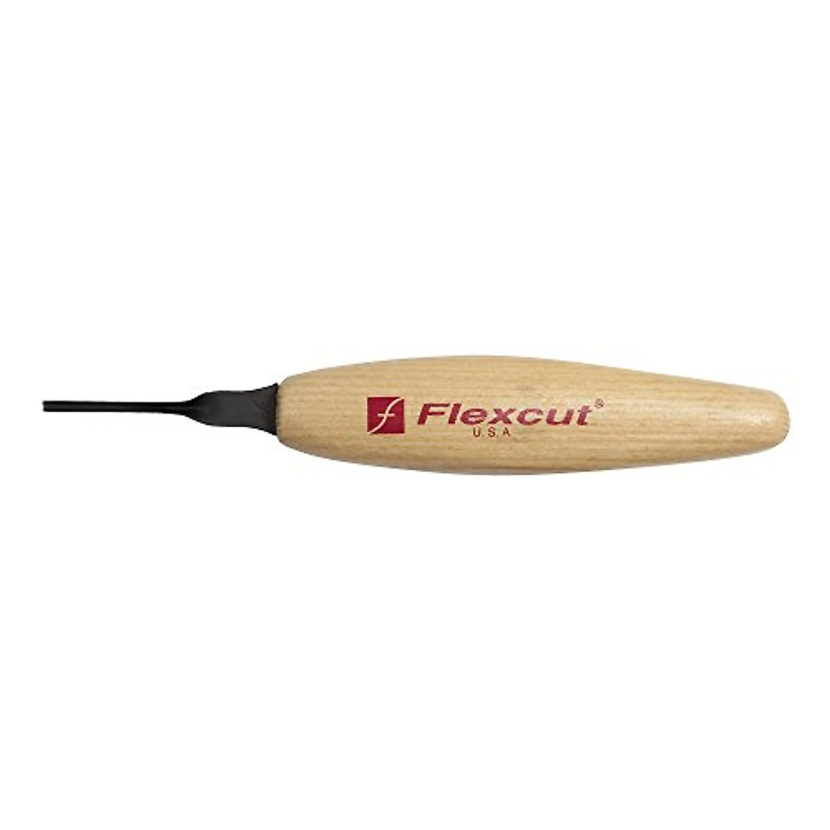 FLEXCUT Micro Shallow U-Gouge, Razor Sharp High Carbon Cutting Blade, 1.5 mm for Miniature and Fine Detail Work (MT23)