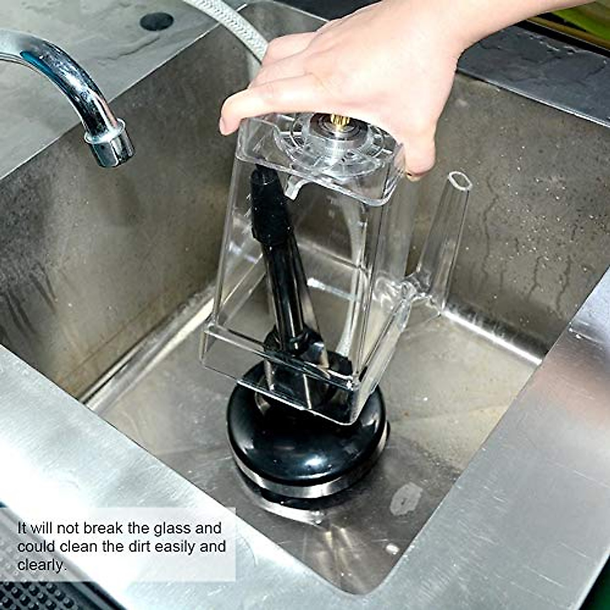 Kitchen Blender Cleaning Rinser, Quick Glass Washer for Kitchen, Bar, Coffee Shop & Restaurantfor Kitchen, Bar, Coffee Shop & Restaurant