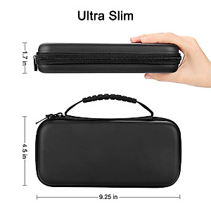 Accmor Carrying Case for Nintendo Switch Lite, Portable Hard Shell Pouch, Carrying Travel Game Bag for Switch Lite Console and Accessories