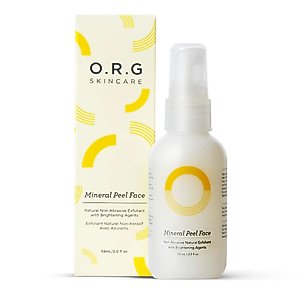 ORG Peel Off Face Cleanser for Gentle Exfoliation and Glowing Skin - Korean Sensitive Skincare - Pore Minimizer Brightening Agent Cruelty Free Natural Formula 2oz