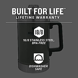 Stanley 10-02888-007 The Stay-Hot French Press Hammertone Green 48OZ / 1.4L