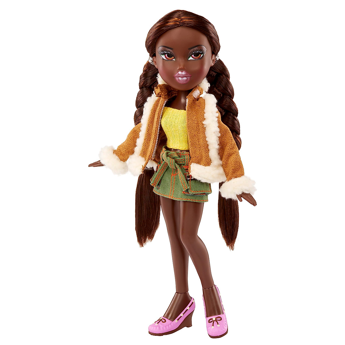 Bratz Original Fashion Doll Felicia Series 3 with 2 Outfits and Poster, Collectors Ages 6 7 8 9 10+