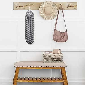 1Pcs Plastic Bag Holder Large Grocery Bags Holders Wall Mount Garbage Plastic Bag Organizer Shopping Bag Storage Dispenser Trash Bag Holder ​for Home Kitchen Travelling Drawstring Washable 22x9 Inch