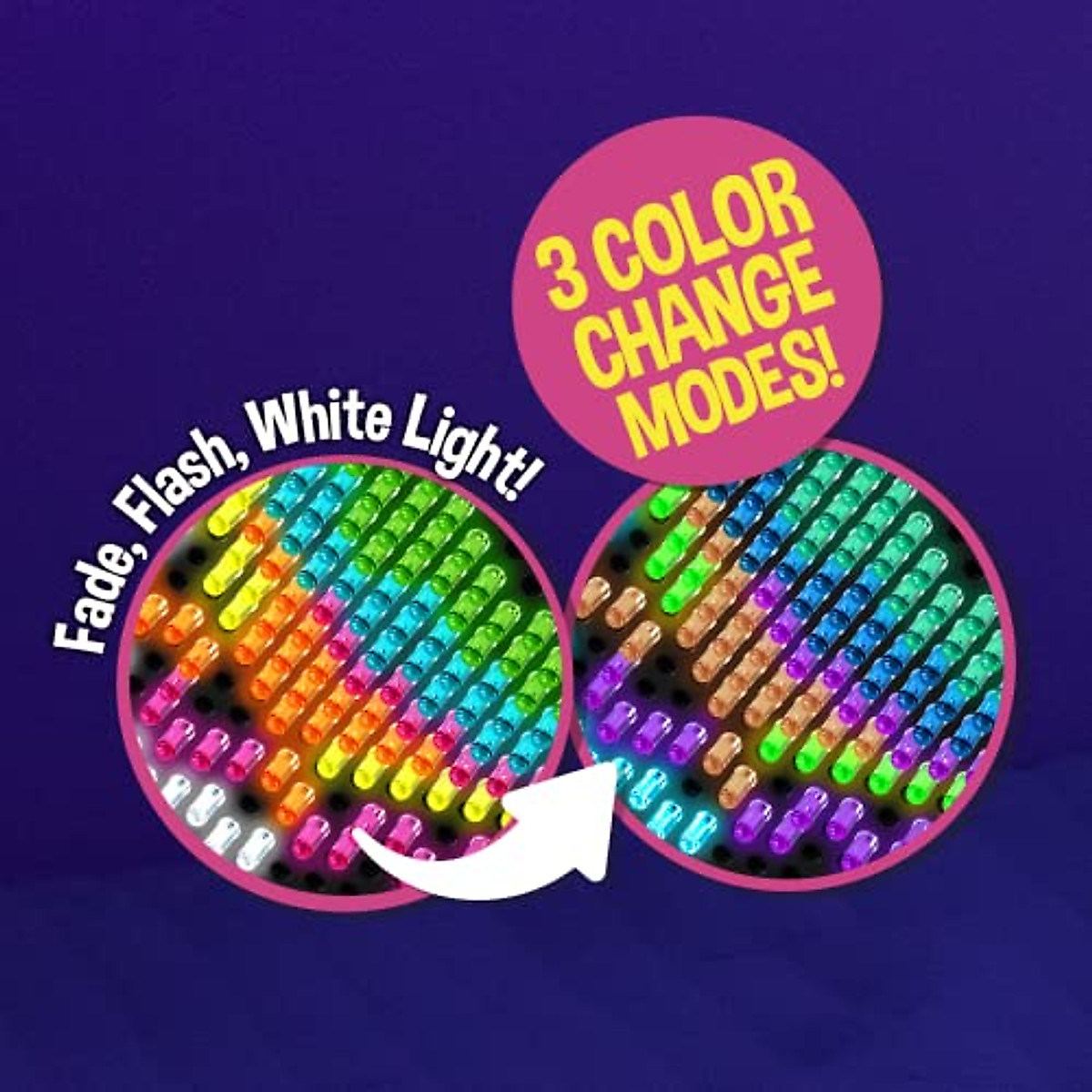 Lite Brite Oval High Definition - Light Up Toy – 650 Mini Pegs, 8 HD Design Templates, Great Gift for Girls and Boys Ages 6+