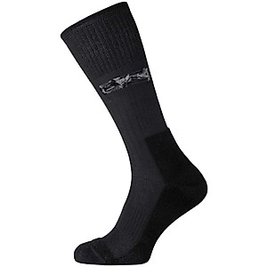281Z Military Lightweight Boot Socks - Tactical Trekking Hiking - Outdoor Athletic Sport (Black)(X-Small 1 Pair)