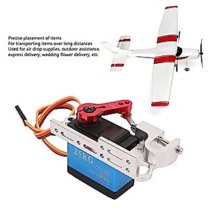 Drone Thrower, Stable and Shockproof Air Dropping Device Drone Dropping Device with Metal Gears for Express Delivery