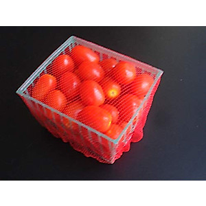 100 pcs mesh Netting for Berry Baskets Farmers Market Produce Supplies Stretchable net fits Quart Pint Half Pint Box (One Size)