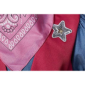 LMYOVE Cowgirl Halloween Costume (Medium, Pink)