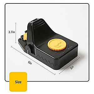 OZZEGCOO 6 Pack, Large Size and Reusable Tool, That Work Indoor and Outdoor Quick Effective Catcher for The House, Garden, Garage