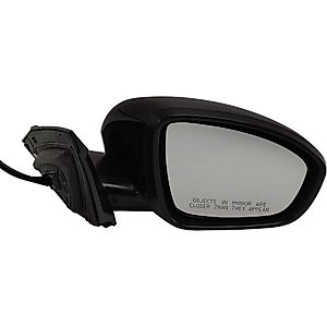 Kool Vue Passenger Side Power Heated Mirror for Nissan Altima 2019-2023 With Signal Light Paintable For Models Without Side View Camera