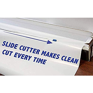 Wizard Wall® Instant Whiteboard, Repositionable Dry Erase Surface, 13” x 25’ Roll