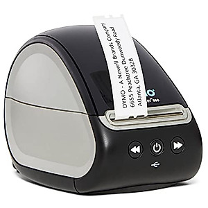 DYMO LabelWriter 550 Direct Thermal Barcode Label Printer, USB Connectivity - 62 Labels Per Minute, Auto Label Recognition, Monochrome Label Maker, Printer_Cable
