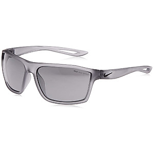 Nike Legend S Rectangular Sunglasses, Matte Cool Grey/Black, 60 mm