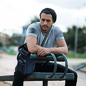 NATURE PIONEOR Insulated Water Bottle Holder with Shoulder Strap for One Gallon 128OZ Sports Water Jugs Bottles, Carrier/Pouch Sleeve for Outdoor Camping, Hiking,Gym