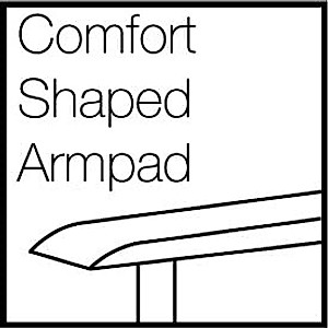 Gold Medal Contemporary Director’s Chair - Black (24", Berry Red)