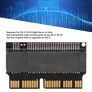 Zopsc-1 NGFF M.2 nVME SSD Adapter Card NVME M.2 to for OS X Solid State Drive PCIe Computer Accessories