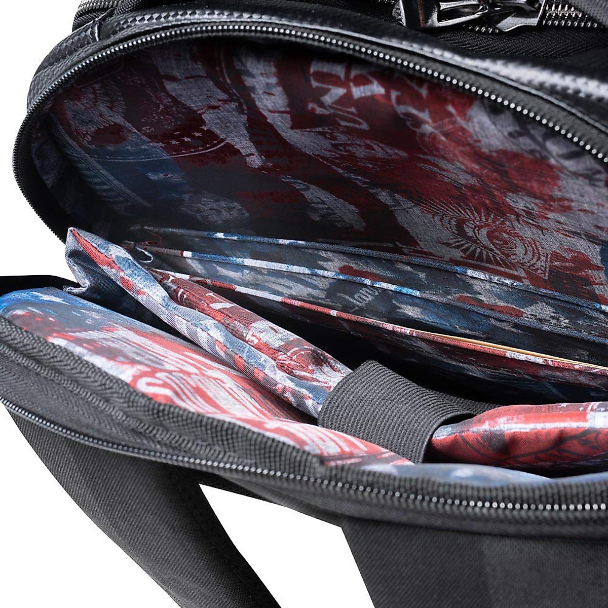 Subtle Patriot USA Backpack – Concealed Carry Backpack / Adjustable Straps and Extra Storage / Use for Travel, Work, Laptop, Hunting, and Hiking (Covert Black)