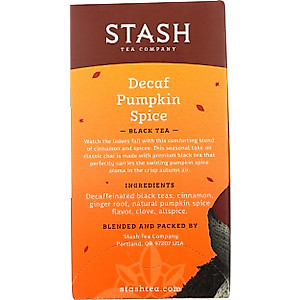 Decaffeinated Tea-Pumpkin Spice - 18 - Bag