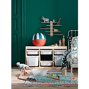 IKEA LUSTIGT Wall Shelf,Wooden, 37x37 cm (14 5/8x14 5/8")