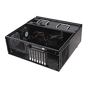 SilverStone Technology GD08B Home Theater Computer Case with Aluminum Front Panel for E-ATX/ATX/Micro-ATX Motherboards GD08B-x