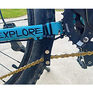 Chain Guide Model 3 for Mountiain Bike Chain Drops 1x 2X 3X Drive Chains Adjustable Height Rotating Wheel Mountain Bike Tensioner Custom IQ Labs