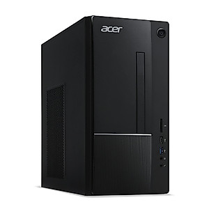 Acer Aspire TC-1770-UR11 Desktop | 13th Gen Intel Core i5-13400 10-Core Processor | 8GB 3200MHz DDR4 | 512GB M.2 2280 PCIe Gen 4 SSD | SD Card Reader | Intel Wi-Fi 6E AX211 | Windows 11 Home,Black