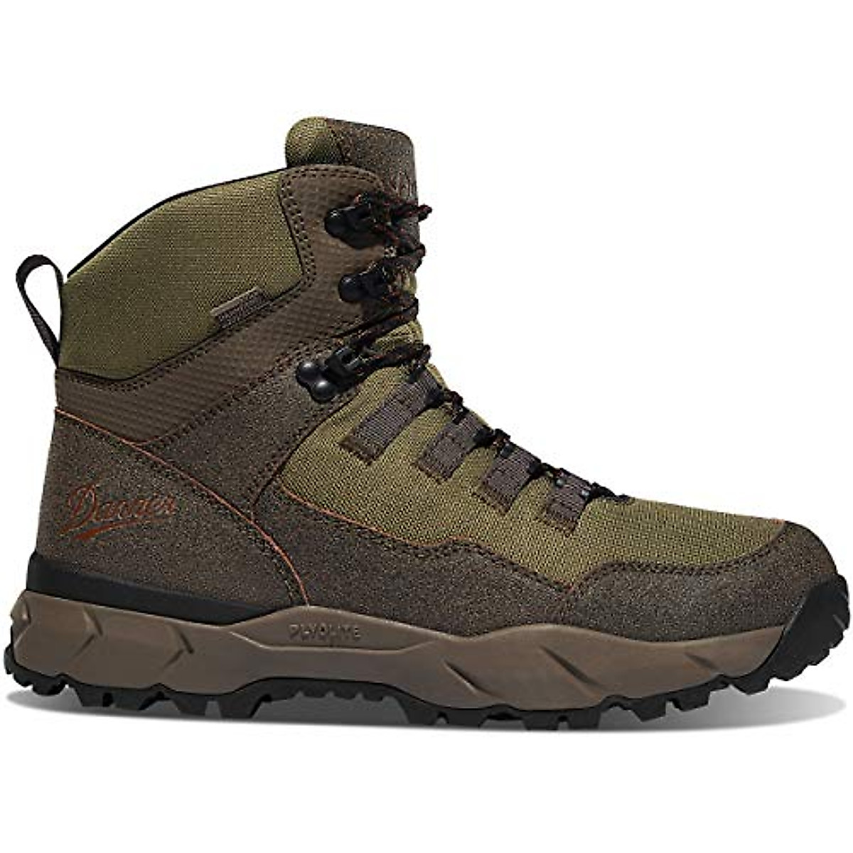 Danner Men's 65301 Vital Trail 5" Waterproof Hiking Boot, Brown/Olive - 10.5 D