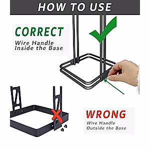 Hanger Storage Organizer Holder Stacker Stand Portable Stander Hangers Rack for Laundry Closet Dry Cleaning Room Adult or Child Clothes Hangers Black Space Saving Keep Laundry Room Neat and Clean