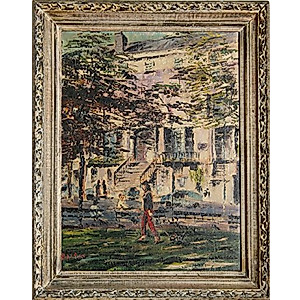 Walking with Dog in Greenwich Village