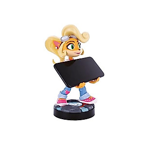 Exquisite Gaming: Crash Bandicoot 4: Coco - Original Mobile Phone & Gaming Controller Holder, Device Stand, Cable Guys, Licensed Figure