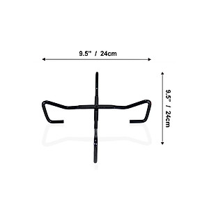 Strikento Dutch Oven Lid Lifter And Stand - Cast Iron Pot Stand - Multifunctional Camping Accessory For Cast Iron Cookware - Includes Red Silicone Heat Resistant Cooking Mitts