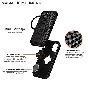 Rokform - iPhone 13 Mini Rugged Case + Low Pro Magnetic Phone Mount