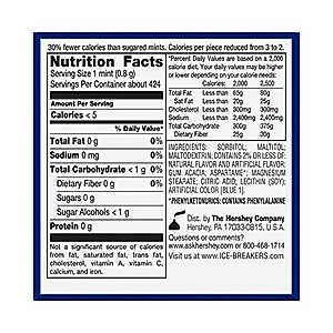 ICE BREAKERS Coolmint Sugar Free Breath Mints Tins, 1.5 oz (8 Count)