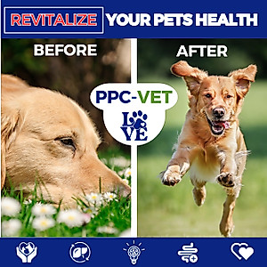 Nutrasal PPC-Vet Polyunsaturated Phosphatidylcholine Liver and Brain Health Supplement for All Sized Cats and Dogs 1000mg PPC / 5mL - Liposomal Liquid 8 oz