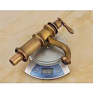 Kitchen Taps Kitchen Tap Kitchen Tap Newly Faucet Copper Faucets Bath Bathroom Sink Basin Faucet Brass Single Ceramic Handle Single Hole Deck Basin Tap, Bathroom Faucet