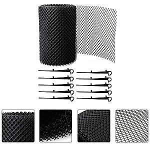 1 Set Anti-falling Net Mesh Netting Protecting Netting Gardening Nets Sink Nets Plastic Eaves Net Anti Leaf Protection Net Gardening Mesh Plastic Net Mesh Protective Nets