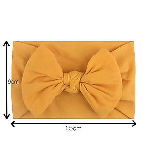 AYCHLG Bows Headbands For Baby Girls 12Pcs, IIS Newborn Infant Toddler Hairbands and Child Hair Accessories