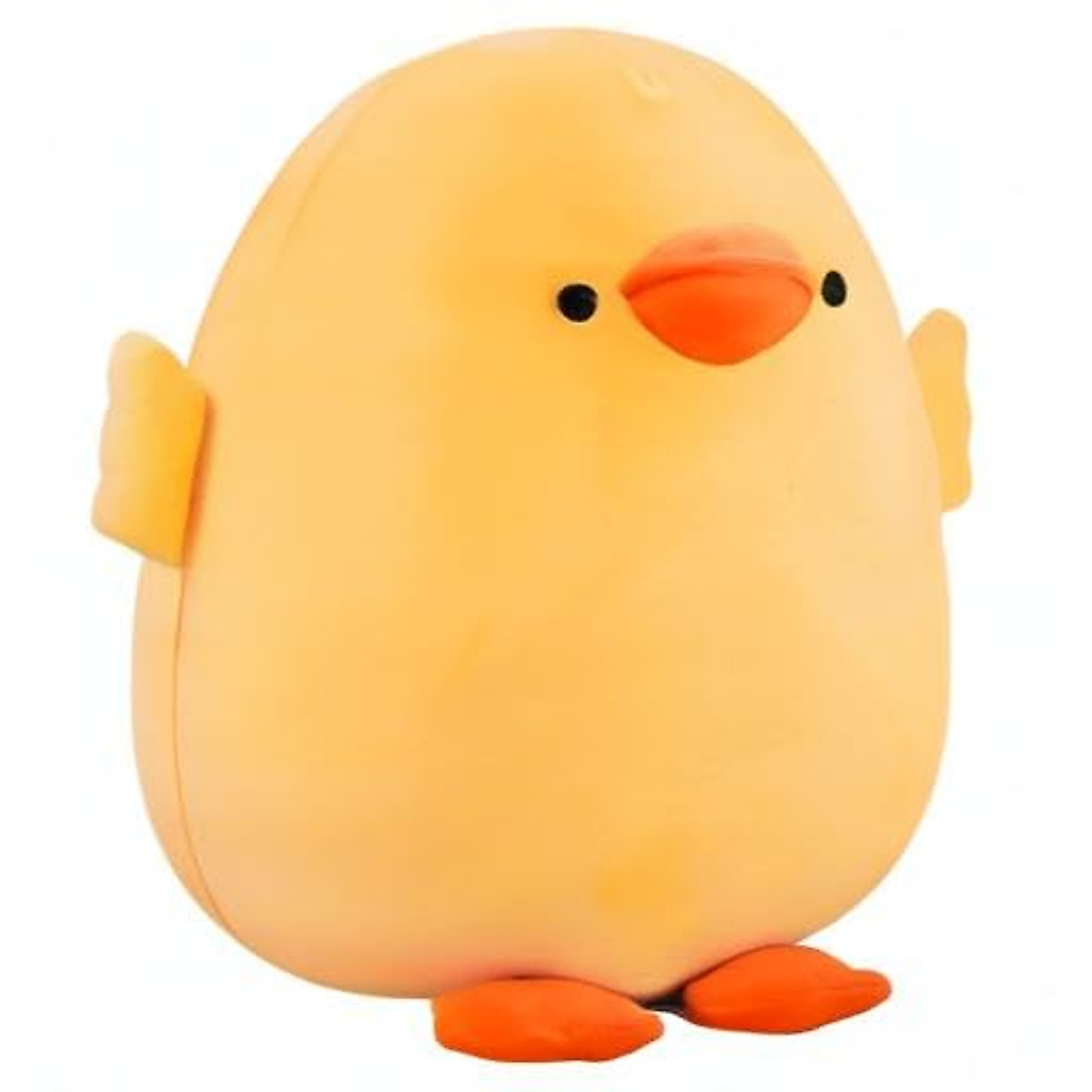 DEYI Plush Duck Stuffed Animal Soft Toys Yellow Duckling Stuff,Gifts for Friends and Children Christmas,Cute Yellow Throw Pillow (Short-Legged Yellow Duck,15.7in)