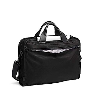 TUMI - Alpha 3 Organizer Portfolio Bag - Briefcase for Men and Women - Black