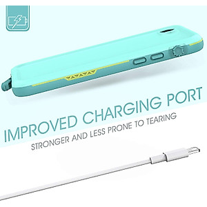 LOVE BEIDI iPhone 8 7 Waterproof Case Cover Built-in Screen Protector Fully Sealed Life Shockproof Snowproof Underwater Protective Cases for iPhone 8 7-4.7" (Cyan/Green/Mint Green)