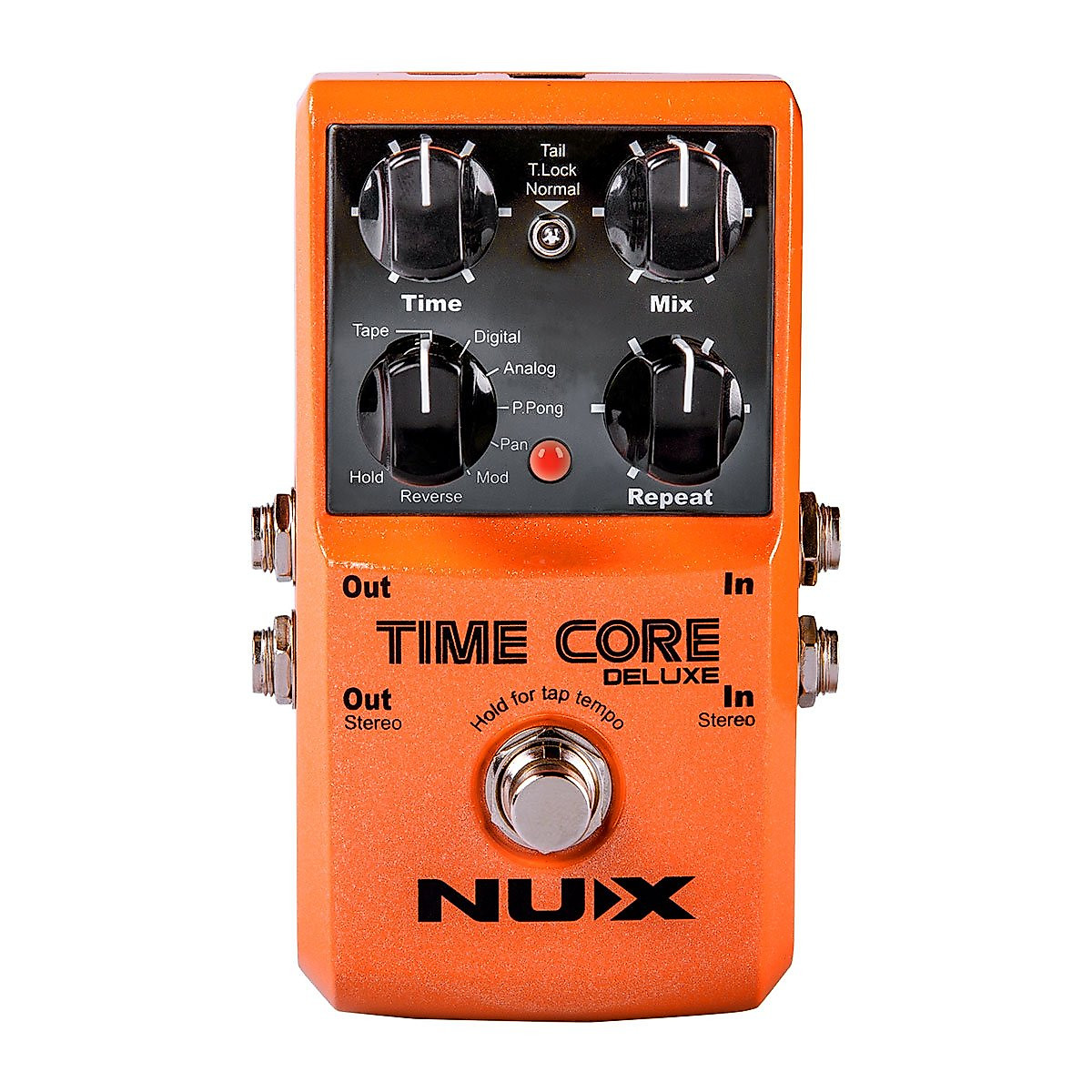 NUX Time Core Deluxe Delay Guitar Effect Pedal 7 Delay types with Looper Tone lock Upgrade mode