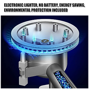 Camping Accessories Portable Gas Grill - RFAIKA Outdoor Windproof Butane Camp Stove, Gas Tank And Liquefied Gas Tank Can be Used, With Portable Box to Meet any of Your Needs