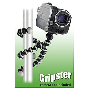 Vidpro Digital Camera Tripod, Compatible with MaxxMove Siez G5 Action Camera, Flexible Tripod - for Digital Cameras and Camcorders - Approx Height 13 inches