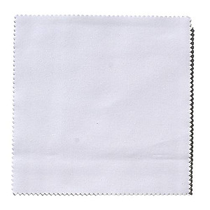iNee Embroidery Fabric Squares Cotton, 10 Squares of 10 x 10-inch, White