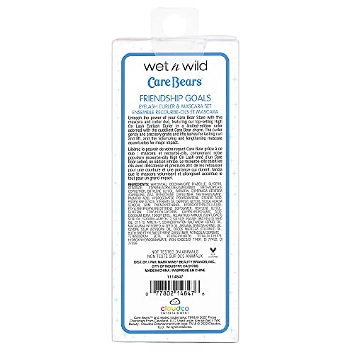 Wet n Wild Care Bears Eyelash Curler & Mascara Set Friendship Goals,1114847