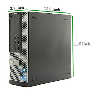 Dell OptiPlex 7010 SFF Computer Desktop PC, Intel Core i7 3.40GHZ Processor, 8GB Ram, 240GB SSD Drive, WiFi & Bluetooth, HDMI, NVIDIA GT 1030 2GB DDR5, Windows 10 (Renewed)